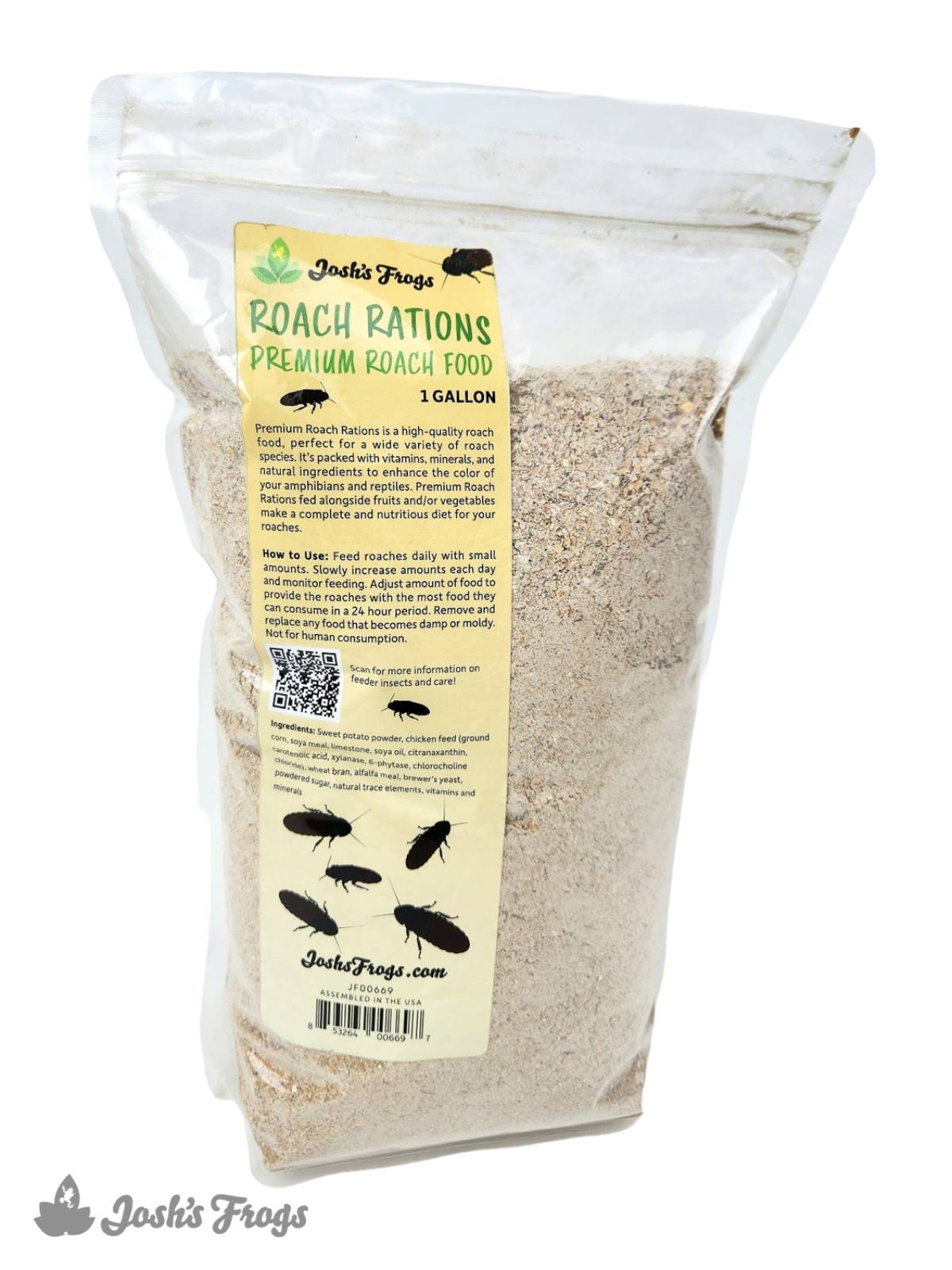 Josh's Frogs Roach Rations Premium Roach Food (1 gallon)
