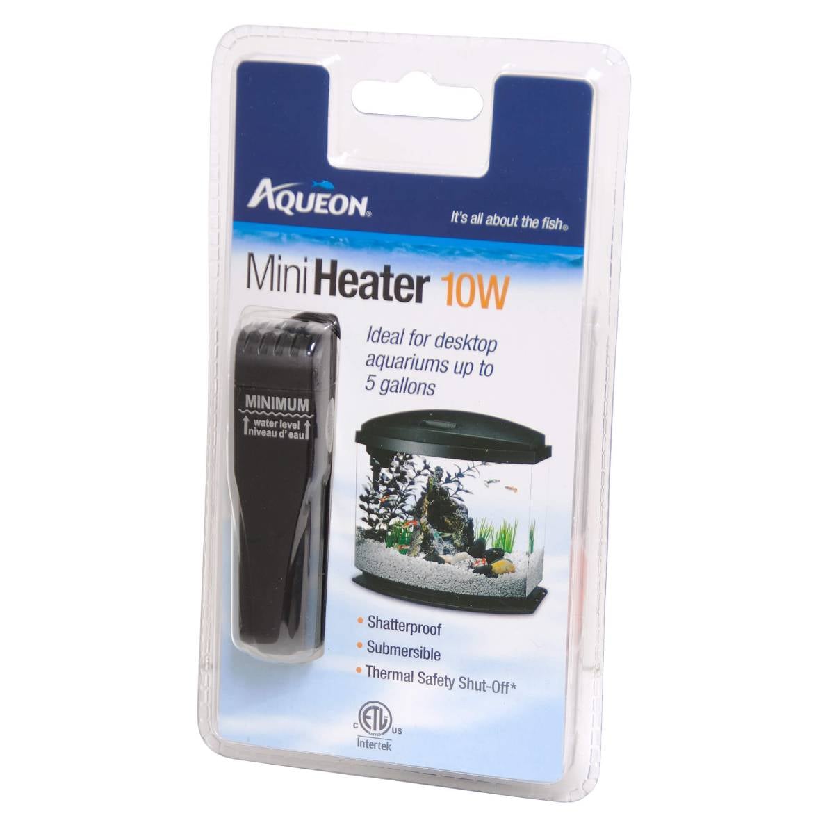 Aqueon Mini Tank Heater (10 Watt for tanks up to 5 gallons)