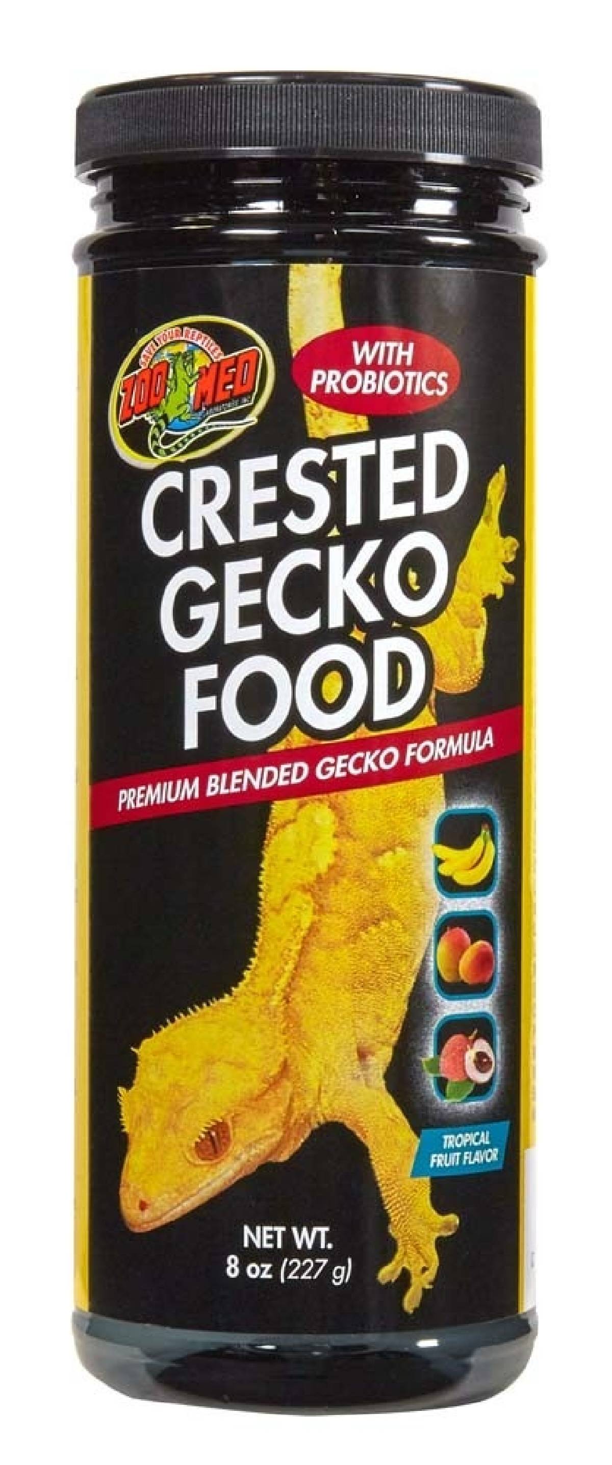 Zoo Med Premium Crested Gecko Food (8 oz. - TROPICAL FRUIT)