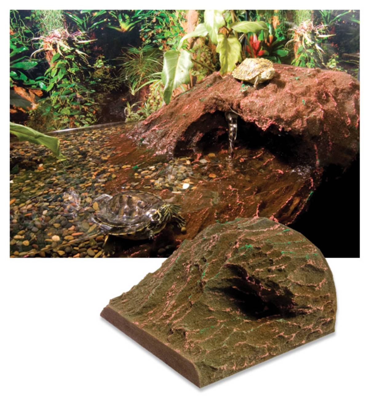 T-Rex Foam Turtle Beach (for 10 Gallon tanks)