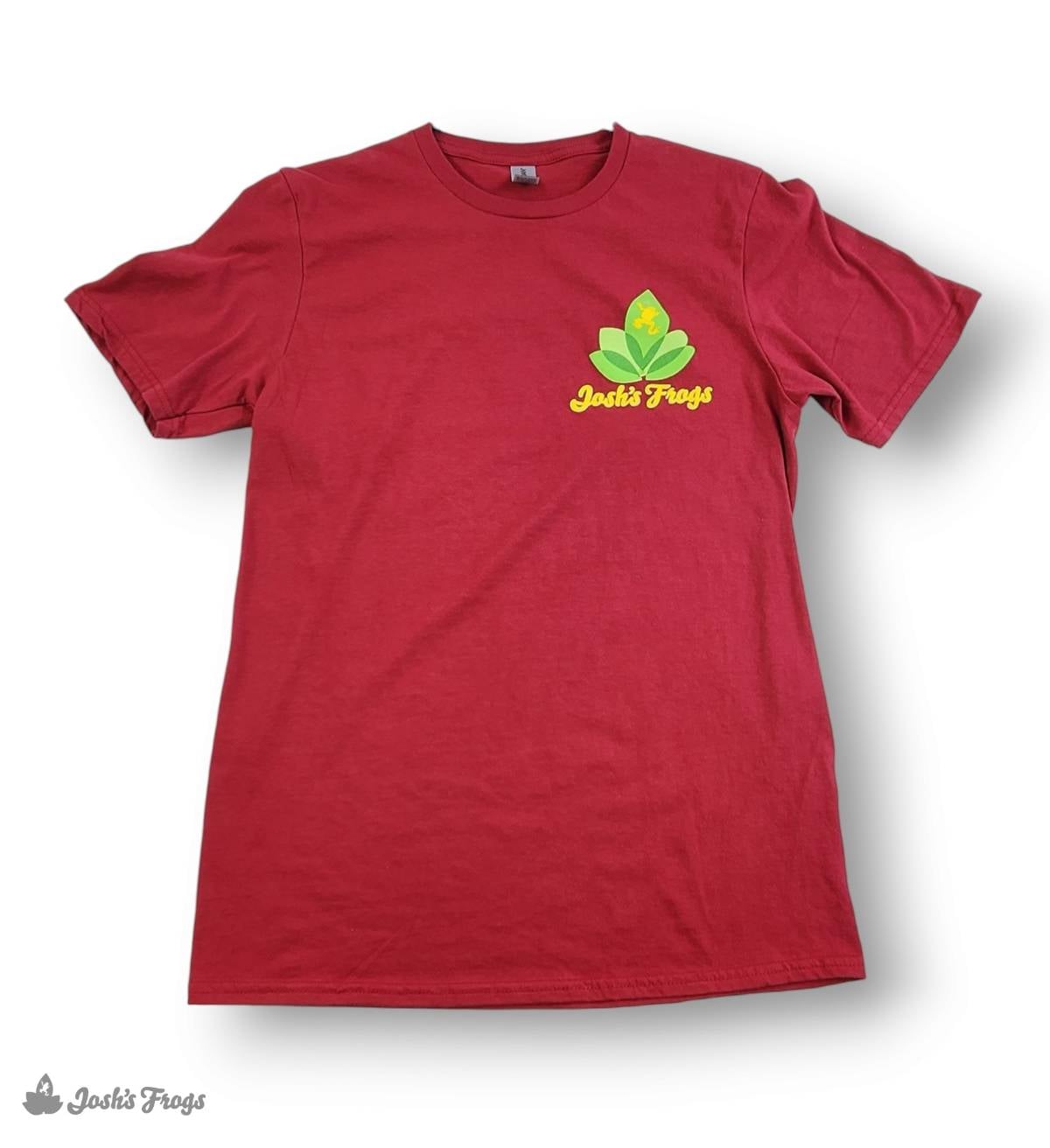 Josh's Frogs Left Chest Logo T-Shirt - Cardinal Red (2XL)