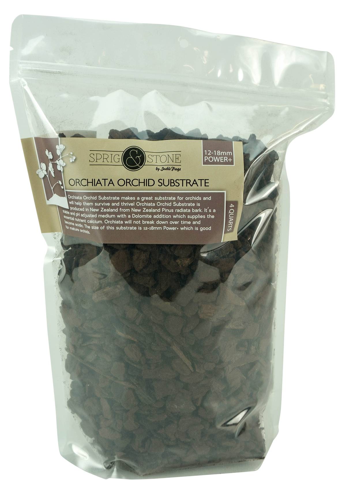 Josh's Frogs Orchiata Orchid Substrate - 12-18mm POWER+ (4 quart)