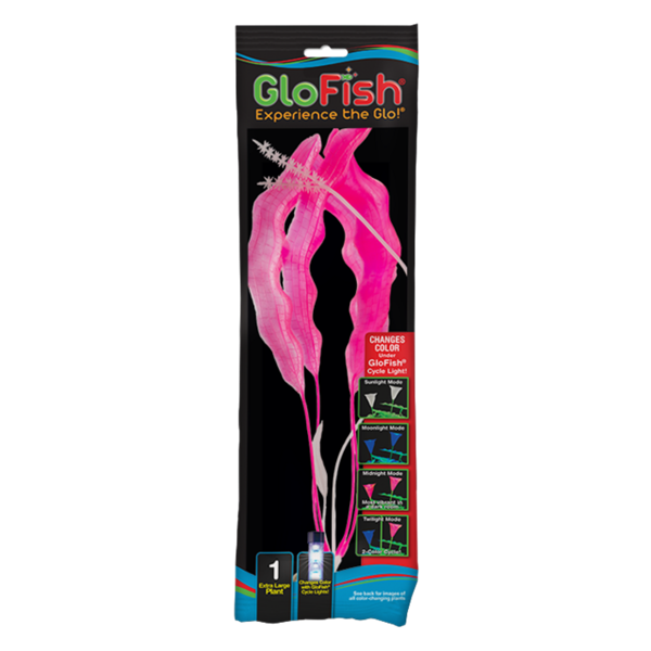 Tetra GloFish Cycle Light Plants (Extra Large - Pink)