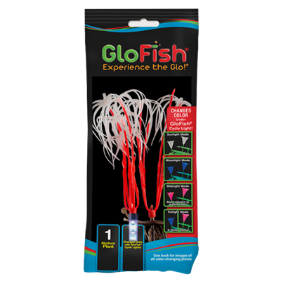 Tetra GloFish Cycle Light Plant (Medium - Orange)