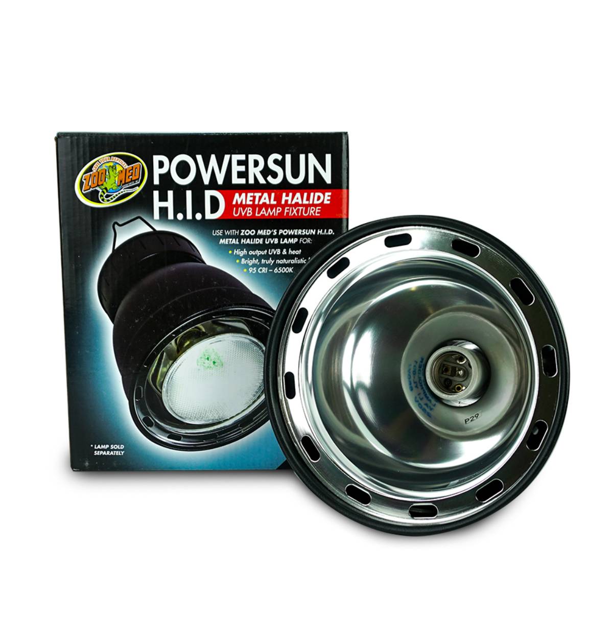 Zoo Med PowerSun H.I.D. Metal Halide UVB Lamp Fixture