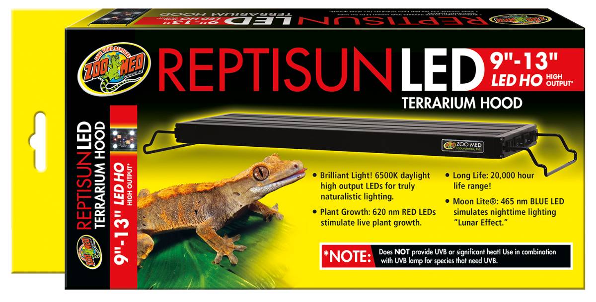 Zoo Med ReptiSun LED Terrarium Hood (9 inch - 13 inch)